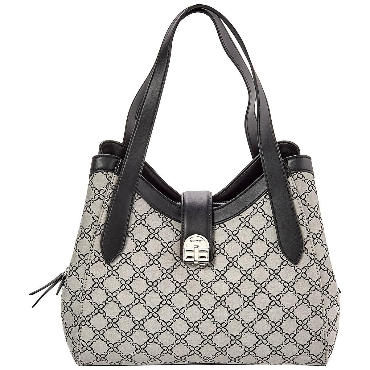 Click here for Nine West Gelina 3 Compartment Logo Carryall Hobo... prices