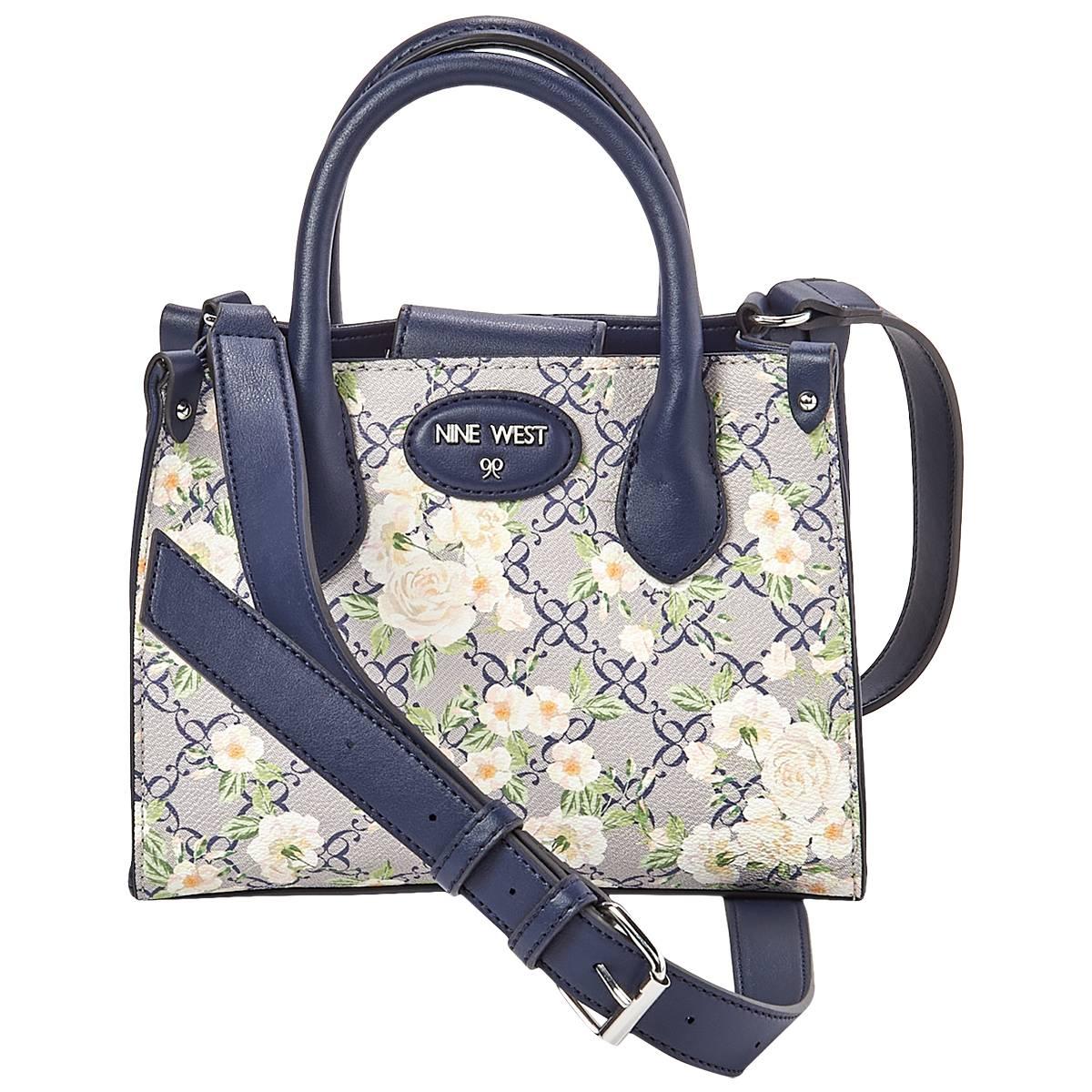 Click here for Nine West Archy Mini Logo Satchel prices