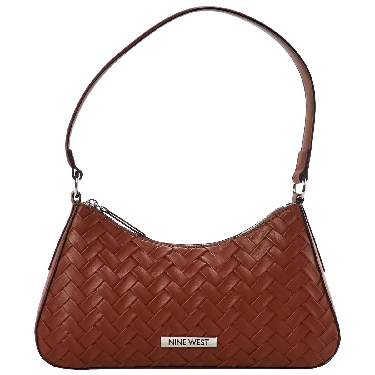 Click here for Nine West Junia Woven Embossed Shoulder Bag prices