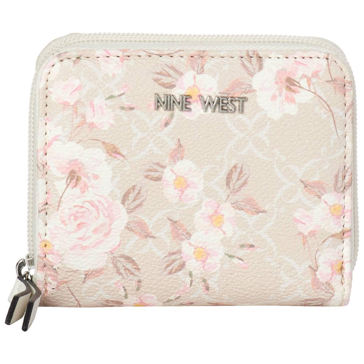 Click here for Womens Nine West Norah Zip Around Wallet - Milk Lo... prices
