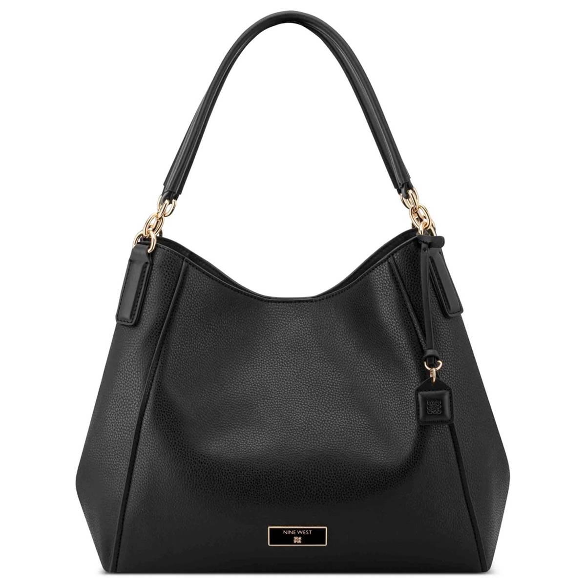 Nine West Deacon Triple Compartment Large Shoulder Bag - Loden
