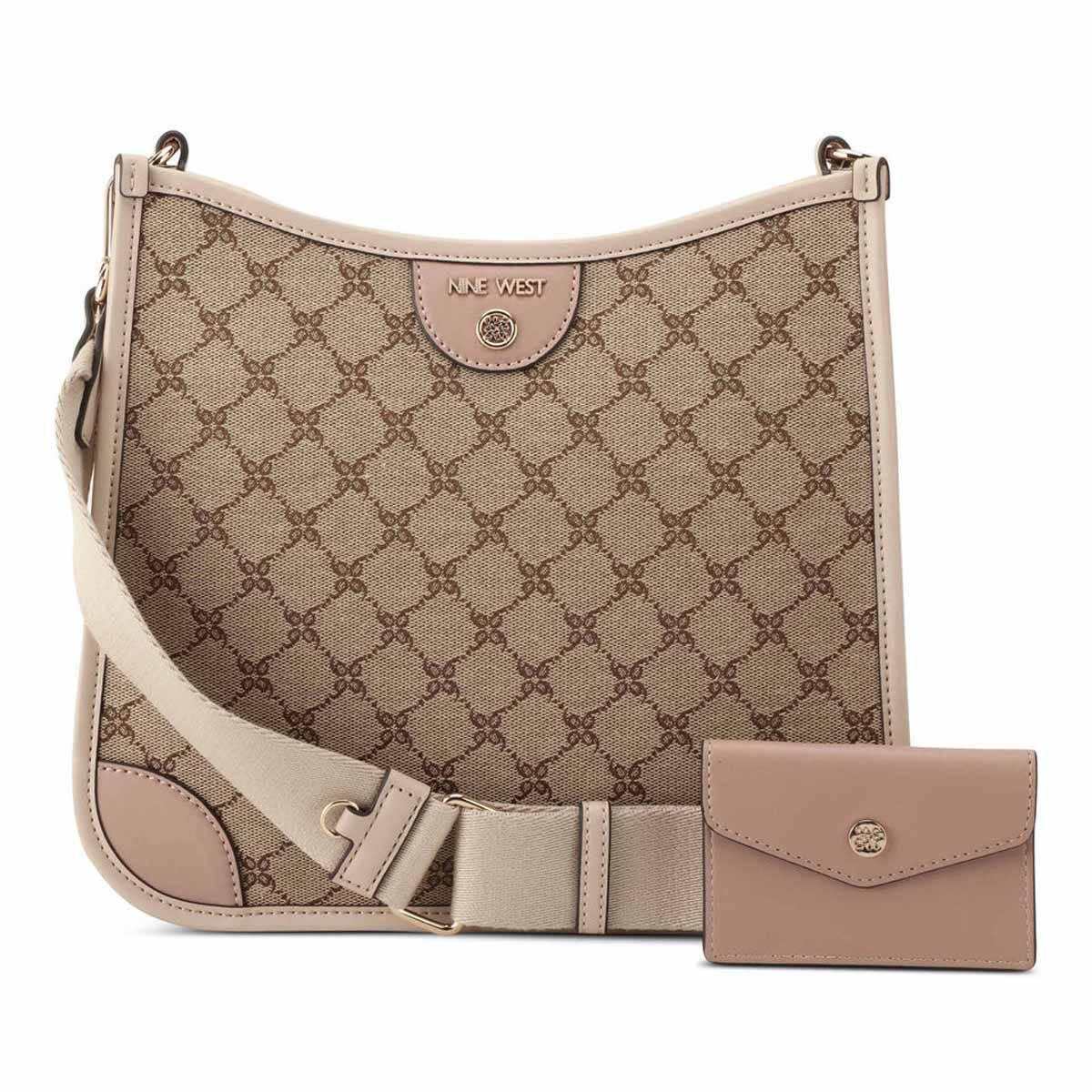 Click here for Nine West Brice Crossbody- Mocha Logo prices
