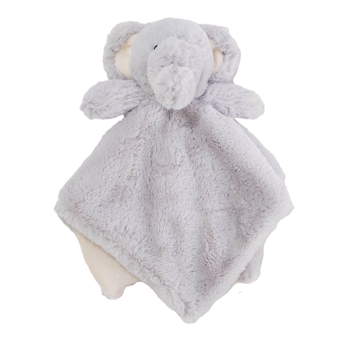 Click here for Linzy Baby Elephant Rattle Snuggly Security Blanke... prices