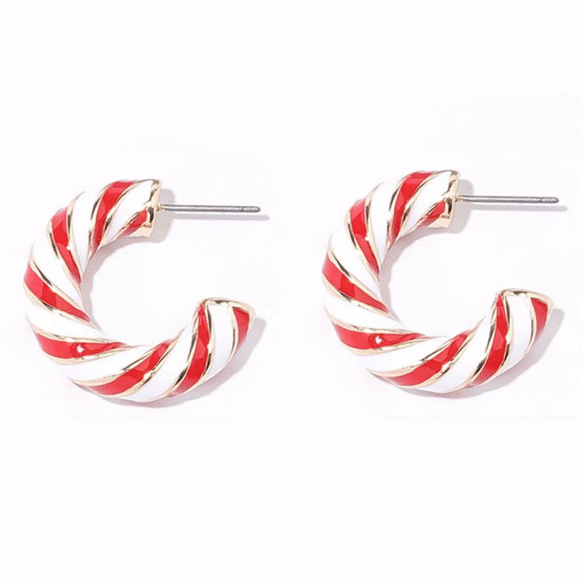 Click here for Candy Cane Hoop Earrings prices