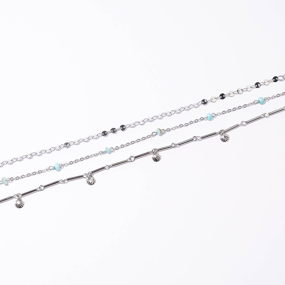 Click here for Ashley 3pc. Silver & Light Blue Ocean Serenity She... prices