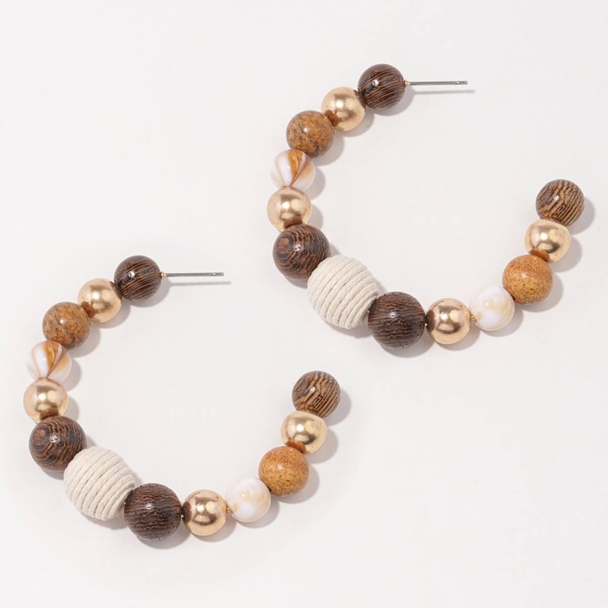 Click here for Ashley Cooper(tm) Multi J-Hoop Beaded Earrings prices