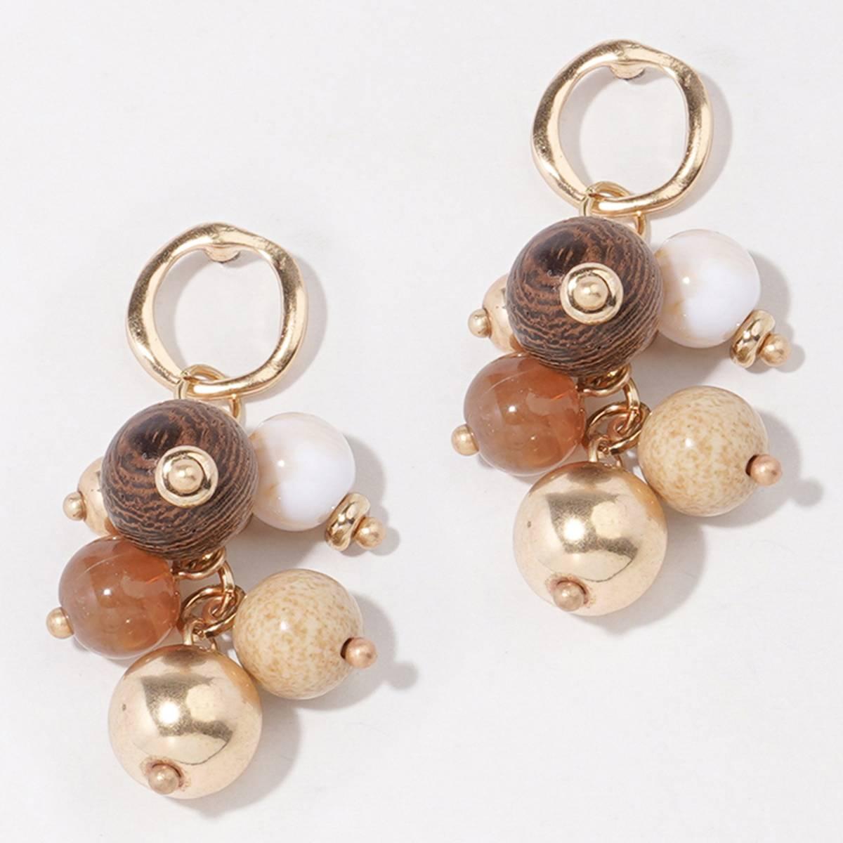 Click here for Ashley Cooper(tm) Multi Cream & Brown Cluster Bead... prices