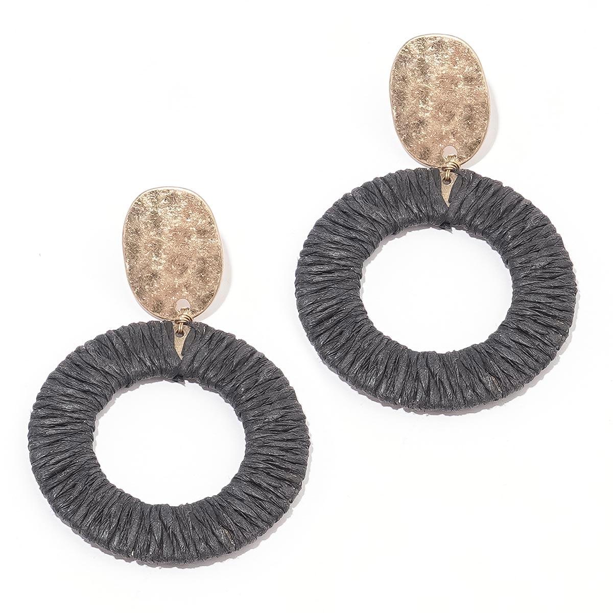 Click here for Ashley Cooper(tm) Worn Gold Post Drop Earrings prices