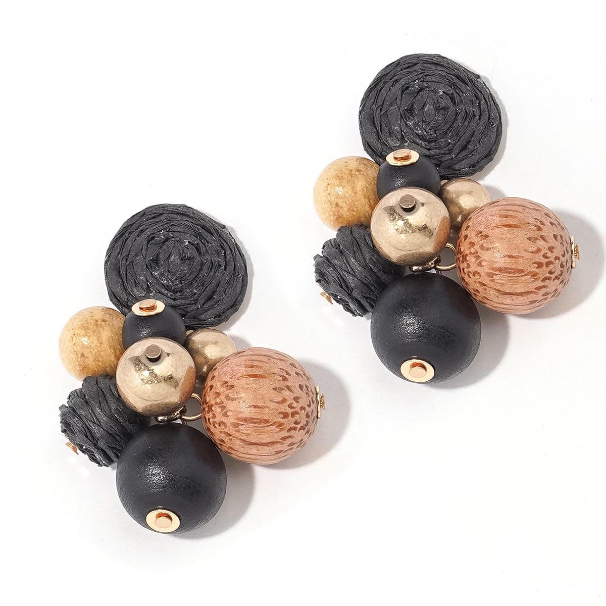 Click here for Ashley Cooper(tm) Neutral and Black Cluster Bead D... prices