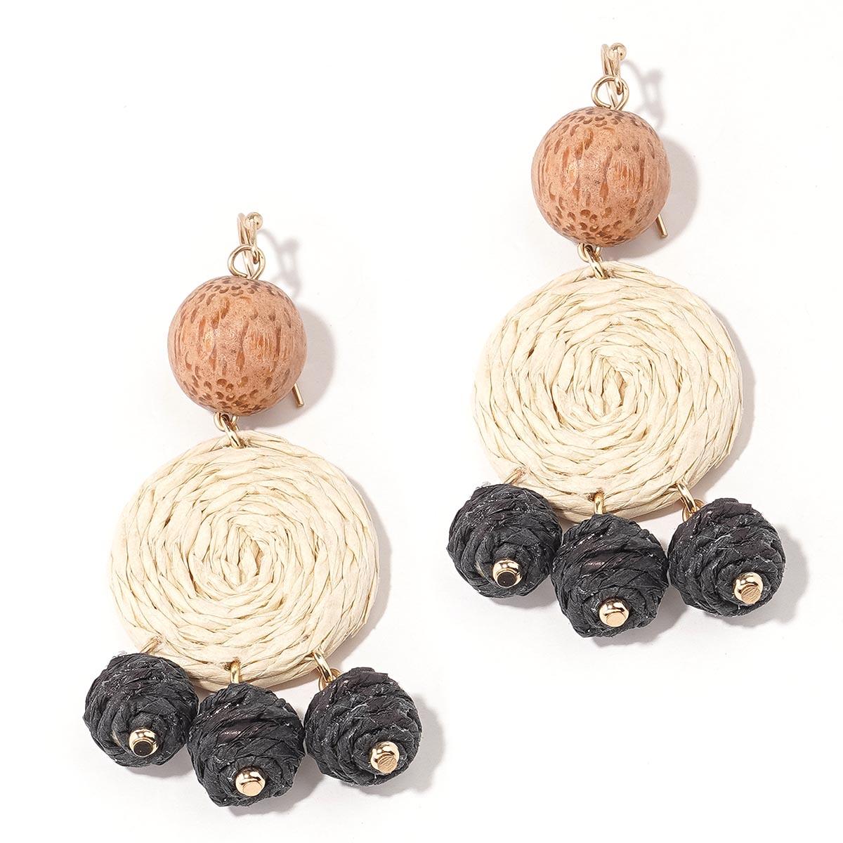 Click here for Ashley Cooper(tm) Neutral Raffia w/ Black Raffia B... prices