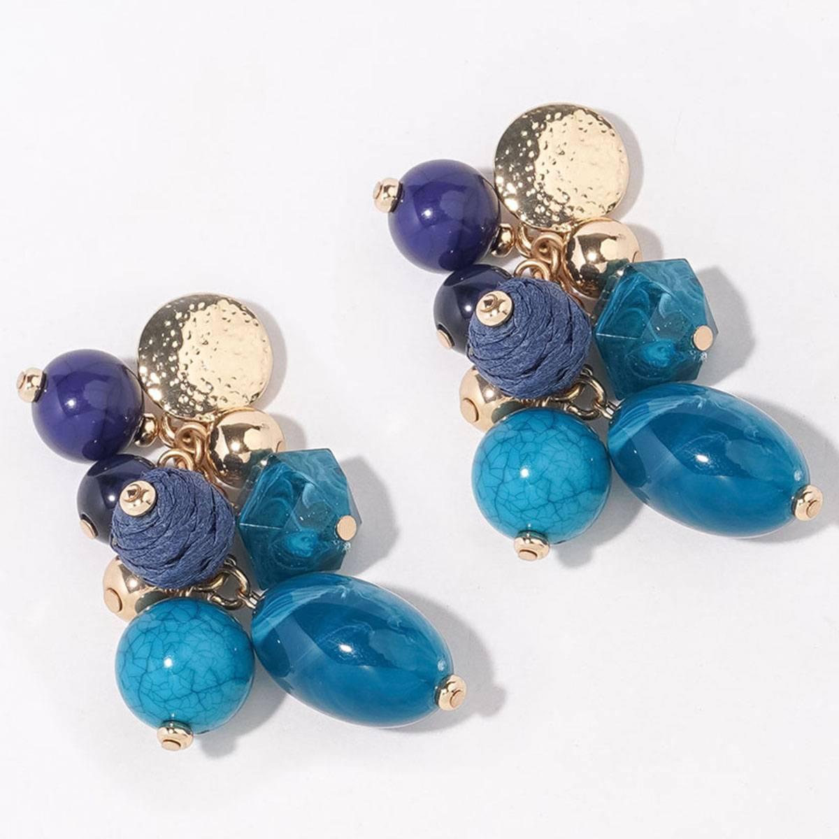 Click here for Ashley Cooper(tm) Hammered Disk Top Bead Cluster D... prices