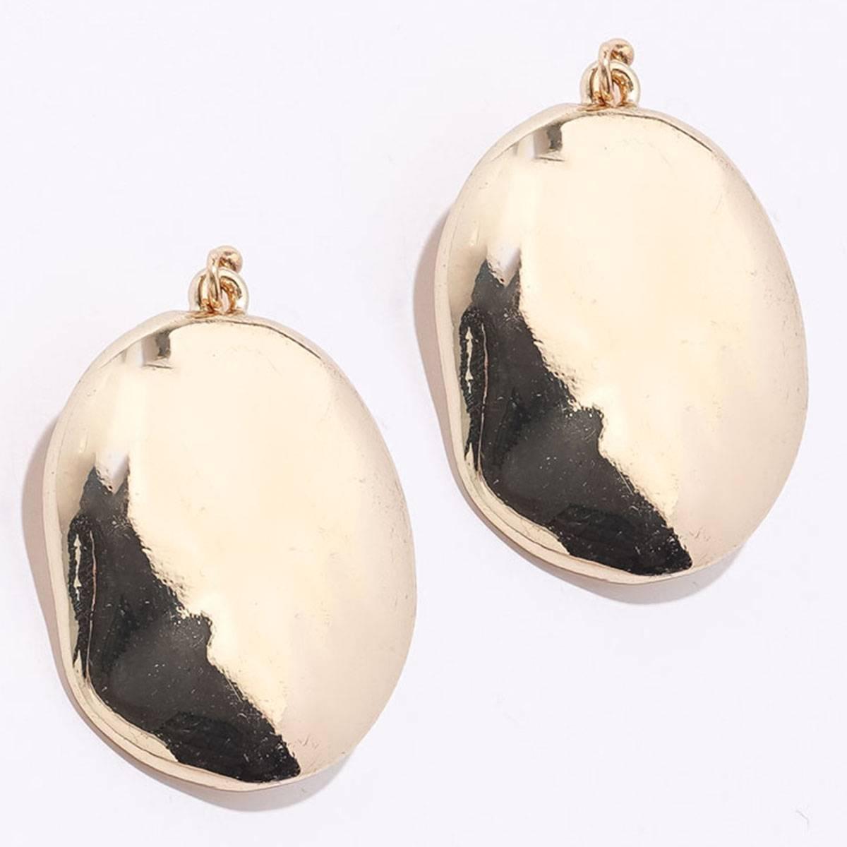 Click here for Ashley Cooper(tm) Shiny Gold Metal Drop Earrings prices