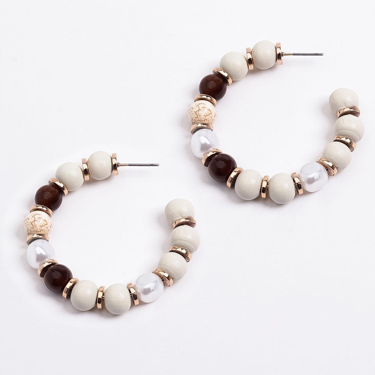 Click here for Ashley Cooper(tm) Shiny Gold-Tone J Hoop Earrings... prices