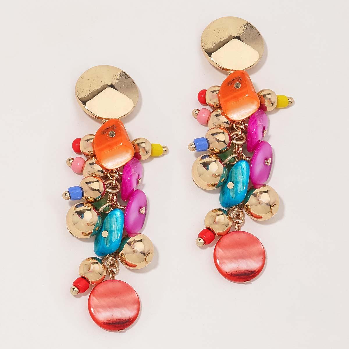 Click here for Ashley Cooper(tm) Gold-Tone Multi-Color Shell Chip... prices