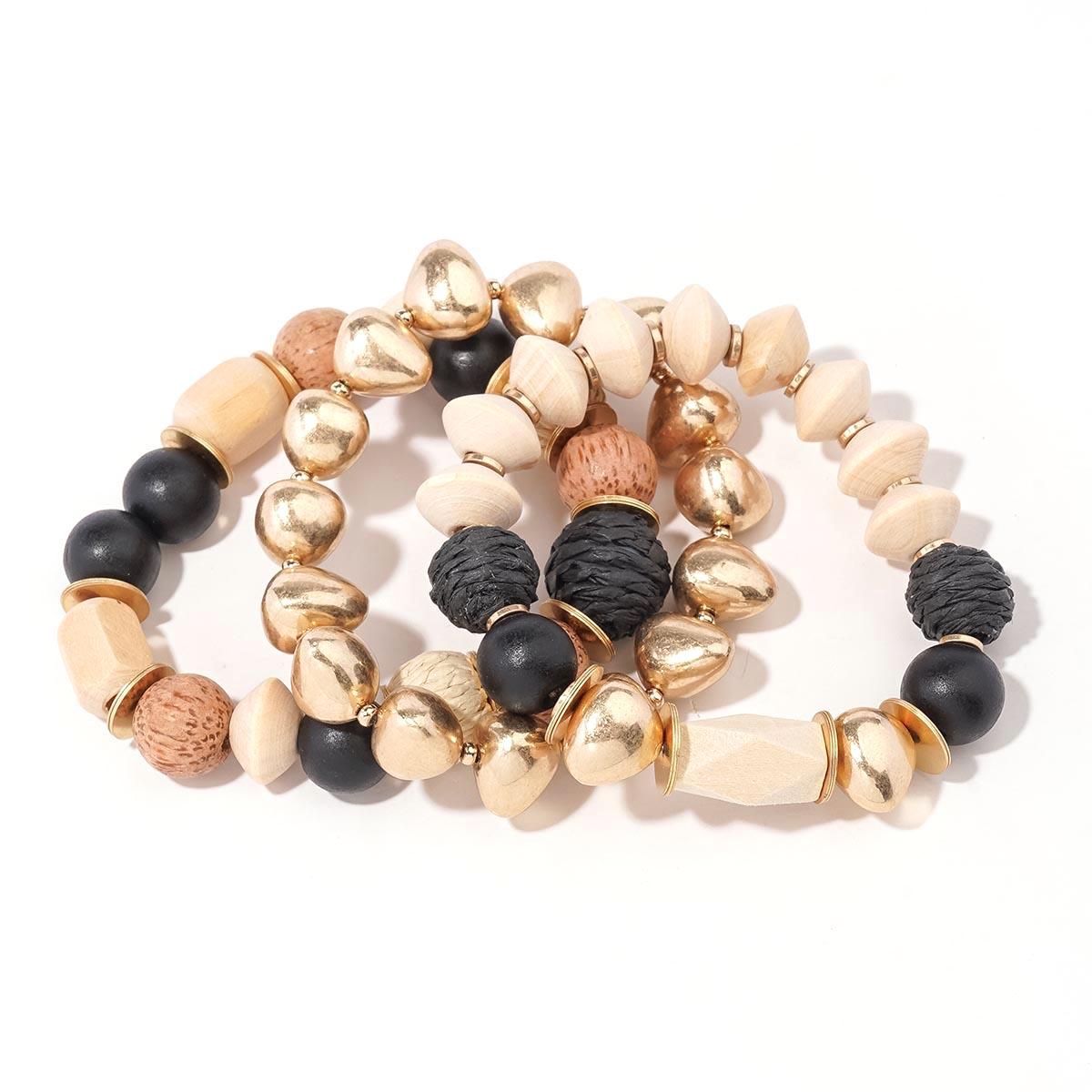 Click here for Ashley Cooper(tm) 3pc. Neutral & Black Strand Brac... prices