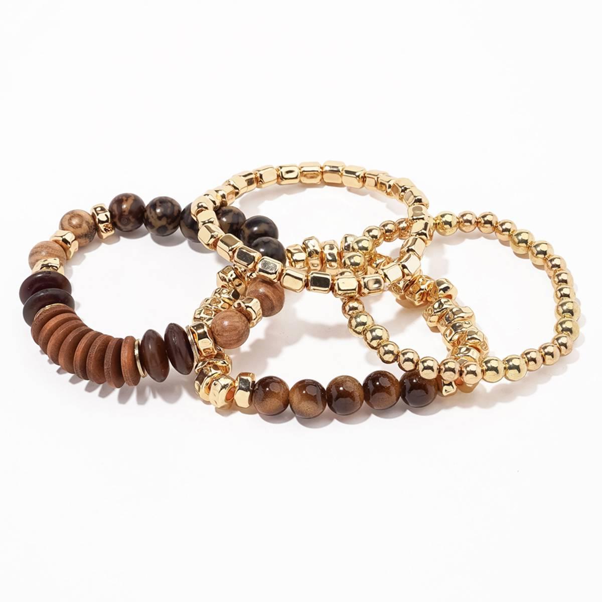 Click here for Ashley Cooper(tm) Gold-Tone Strand Brown & Metal B... prices