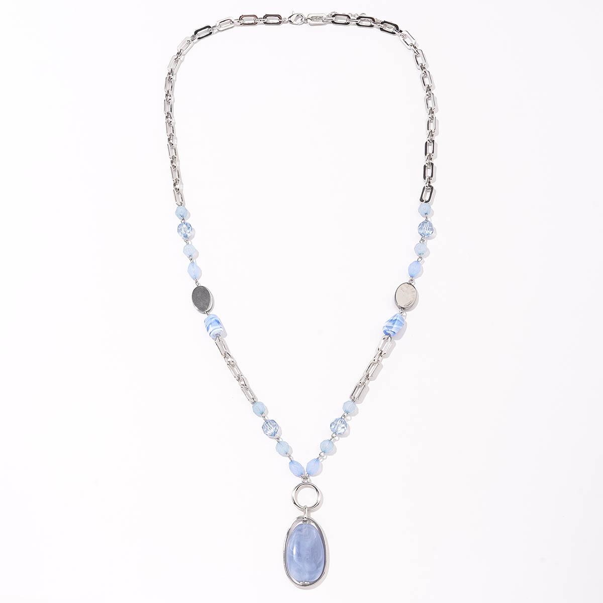 Click here for Ashley Cooper(tm) Long Light Blue Pendant Necklace prices