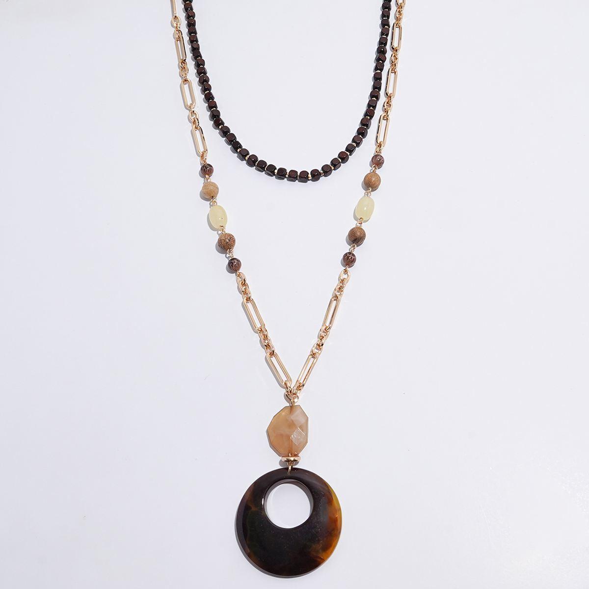 Click here for Ashley Cooper(tm) Layered Link Tortoise-Style Ring... prices