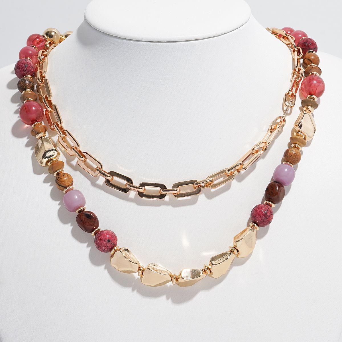 Click here for Ashley Cooper(tm) 2-Row Chain/Nugget Bead/Berry Be... prices