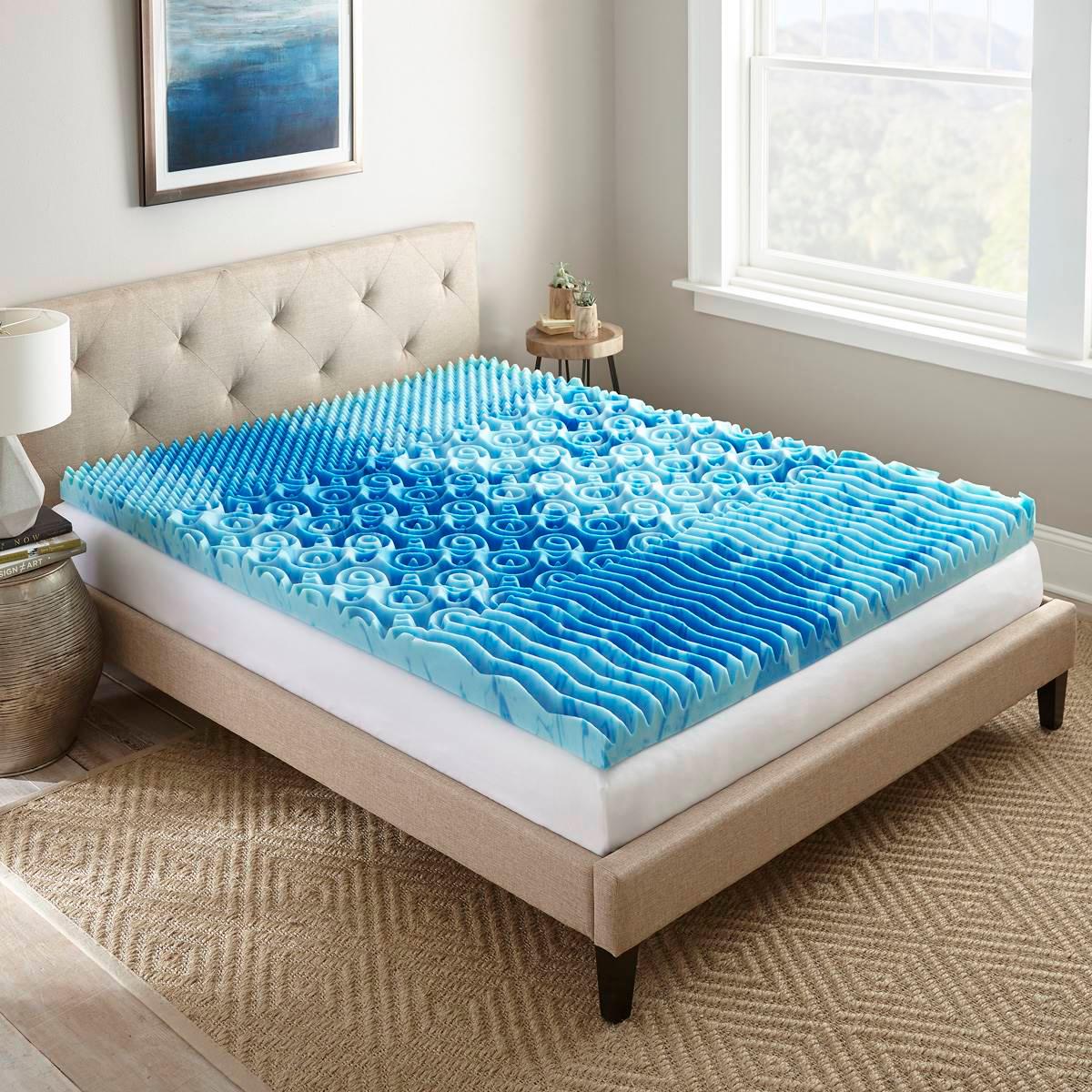 Click here for Nautica Home 3in. Gellux Memory Foam Mattress Topp... prices