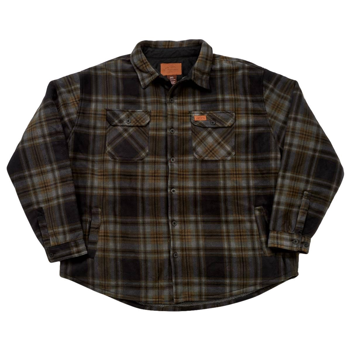 Click here for Mens Big & Tall Mountain Ridge Sherpa Lined Plaid... prices