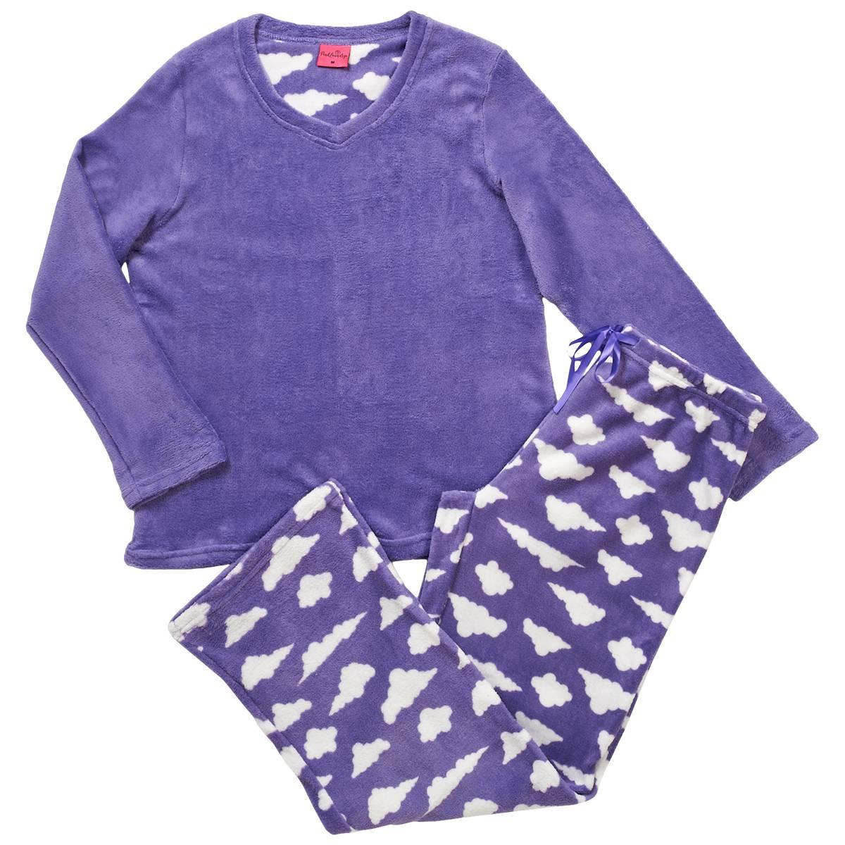 Click here for Womens Pink Laundry Coral Plush Cloud Pajama Set prices