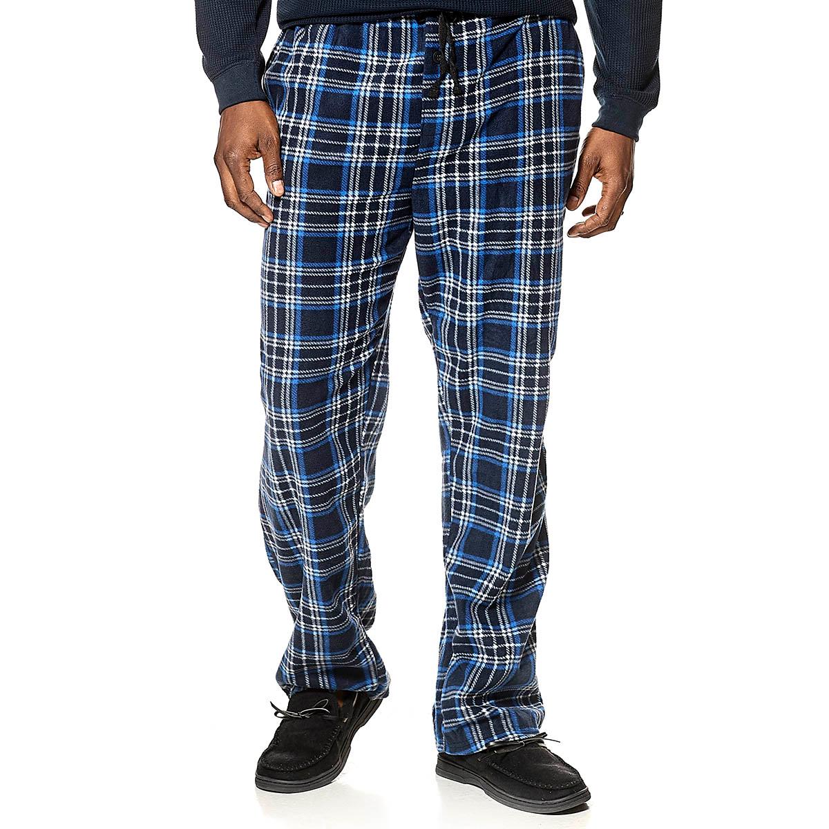Click here for Mens Architect(R) Plaid Rolled Pajama Pants - Dark... prices