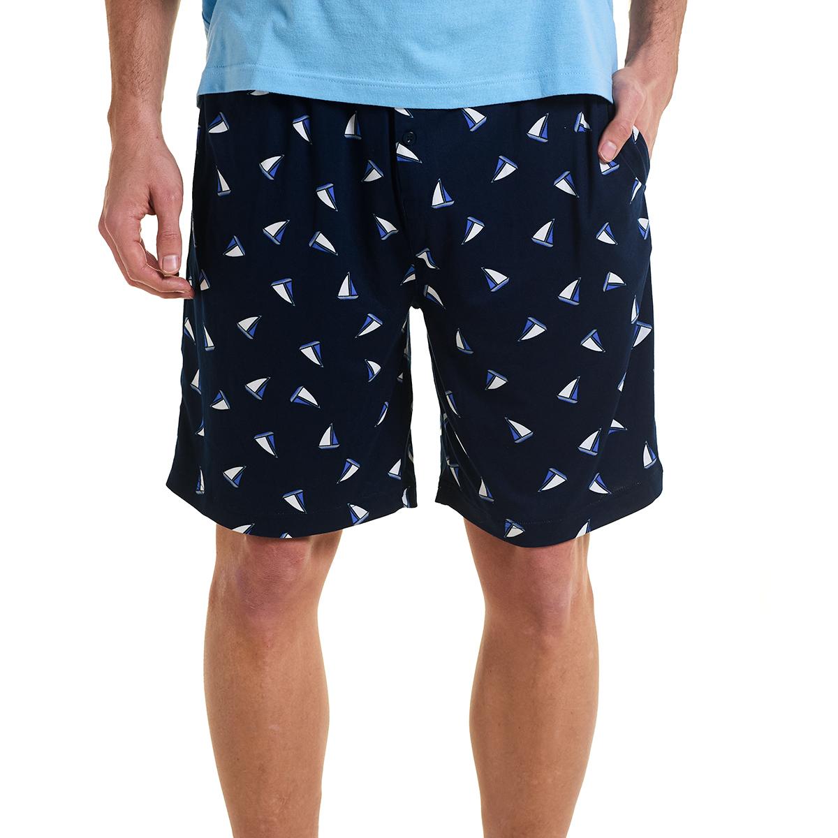 Click here for Mens Preswick & Moore(R) Sail Boats Pajama Shorts prices