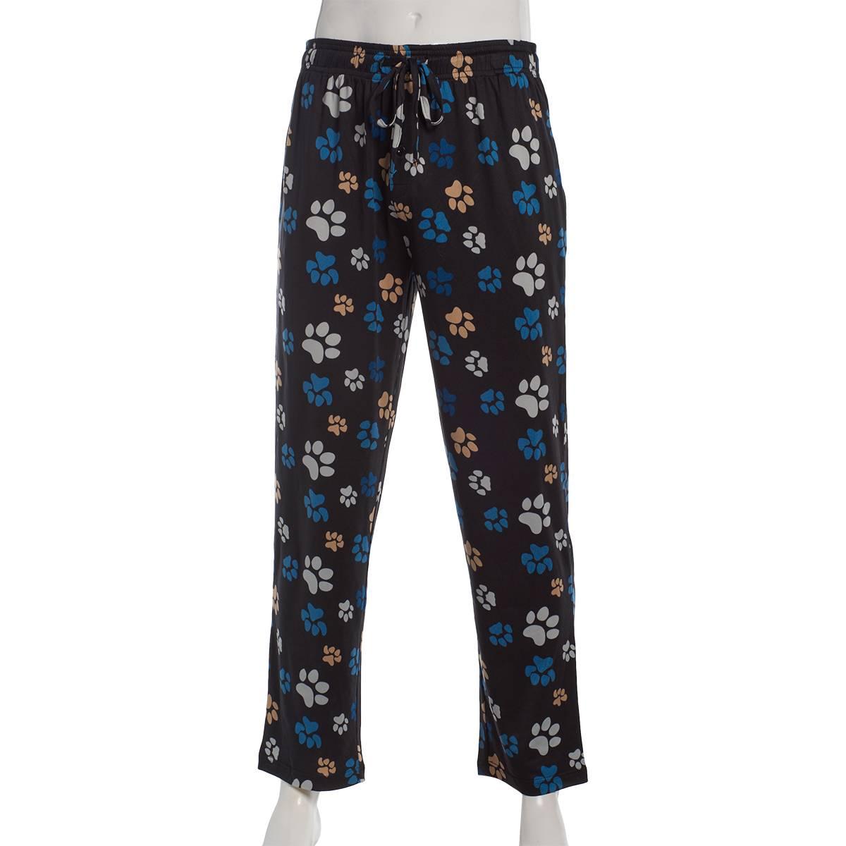 Click here for Mens Preswick & Moore(R) Paw Print Drawstring Paja... prices