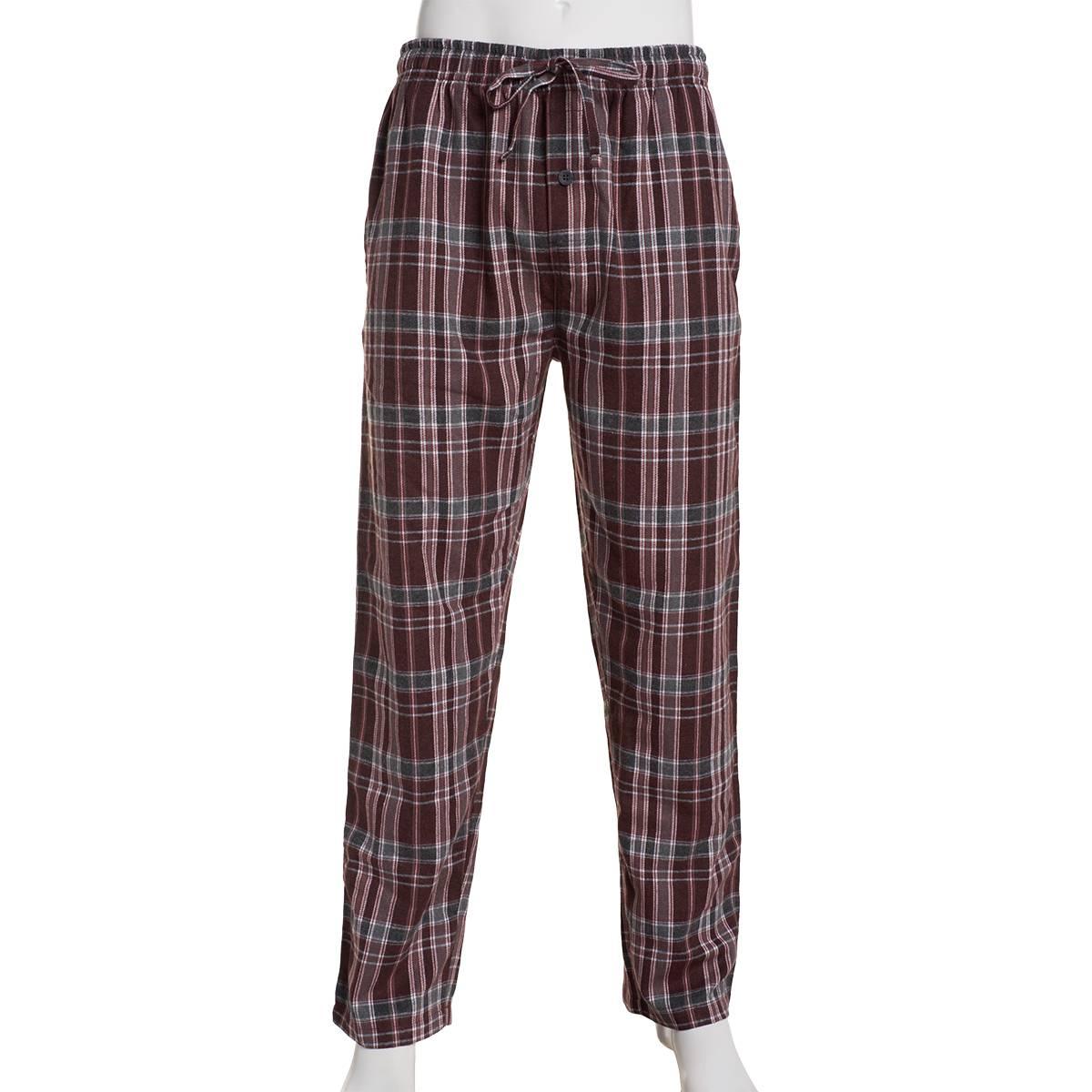 Click here for Mens Preswick & Moore(R) Flannel Plaid Sleep Pants... prices