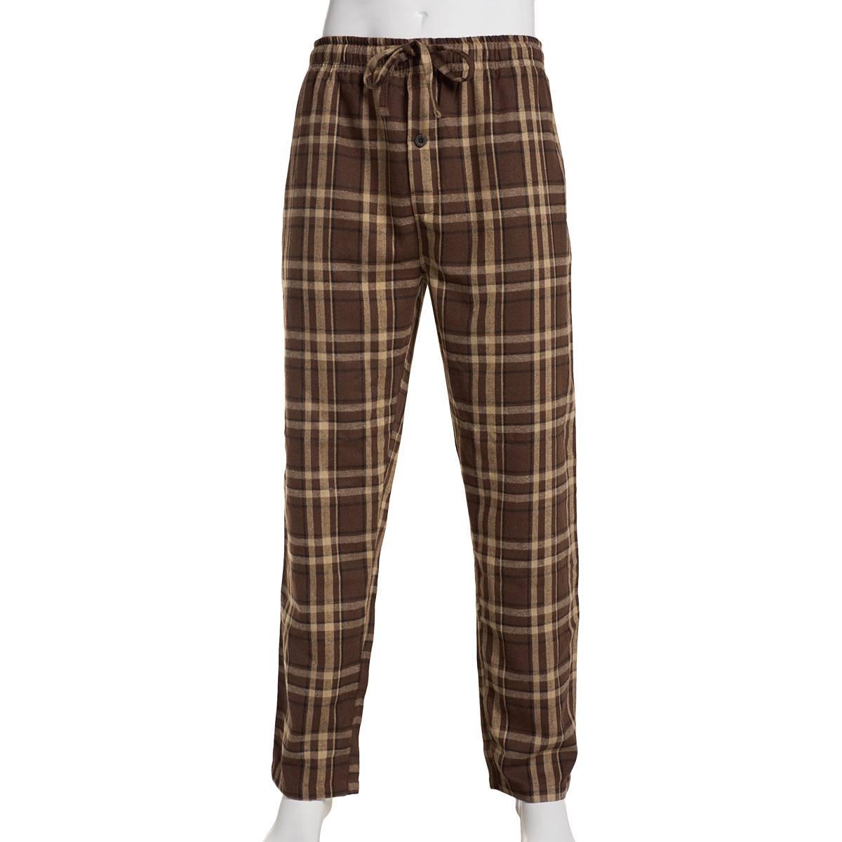 Click here for Mens Preswick & Moore(R) Flannel Plaid Sleep Pants... prices