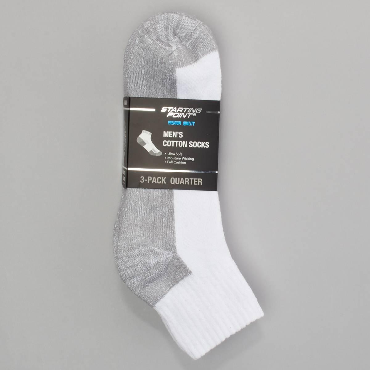 Click here for Mens Starting Point 3 Pk. Premium Quality Quarter... prices