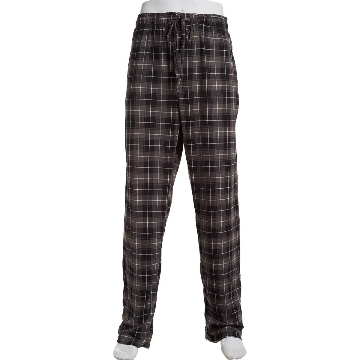 Click here for Mens Big & Tall Preswick & Moore(R) Black Plaid Pa... prices