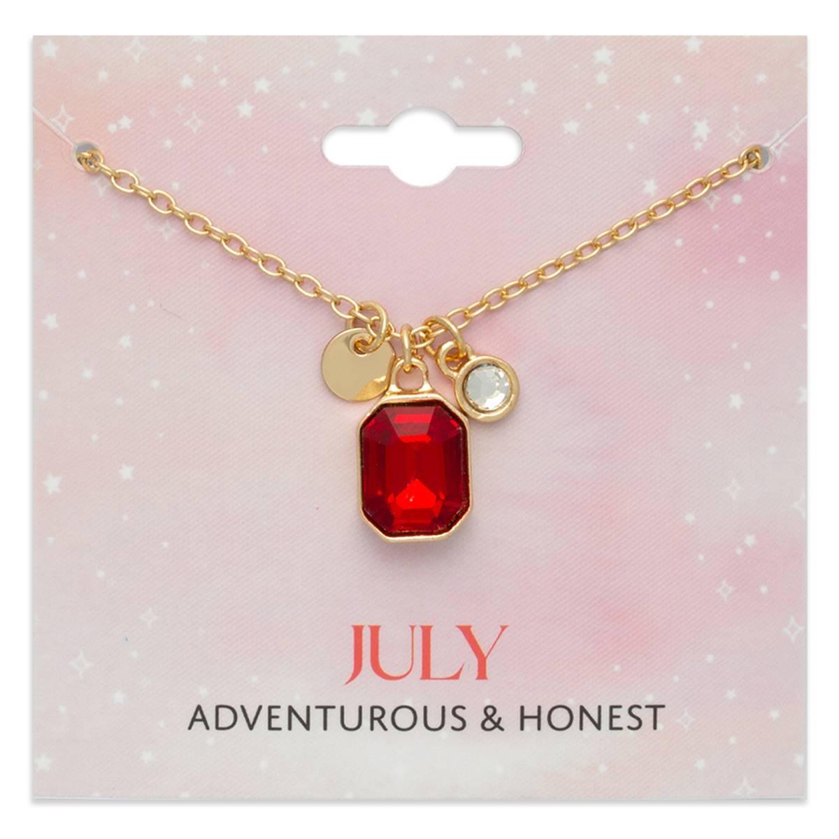Click here for July Birthstone Crystal Charm Pendant Necklace prices