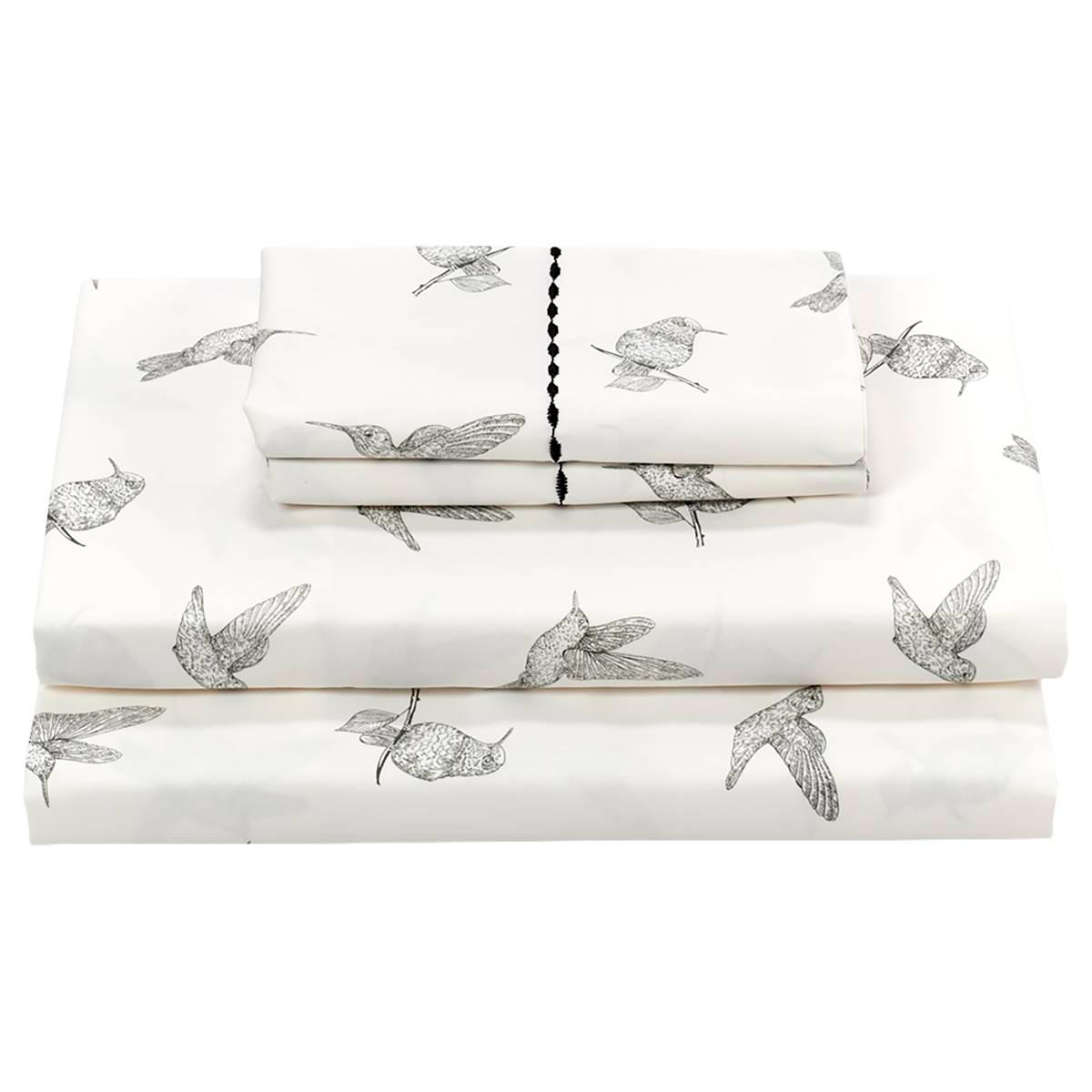 Click here for Sabrina Soto 220TC Hummingbird Cotton Sheet Set prices