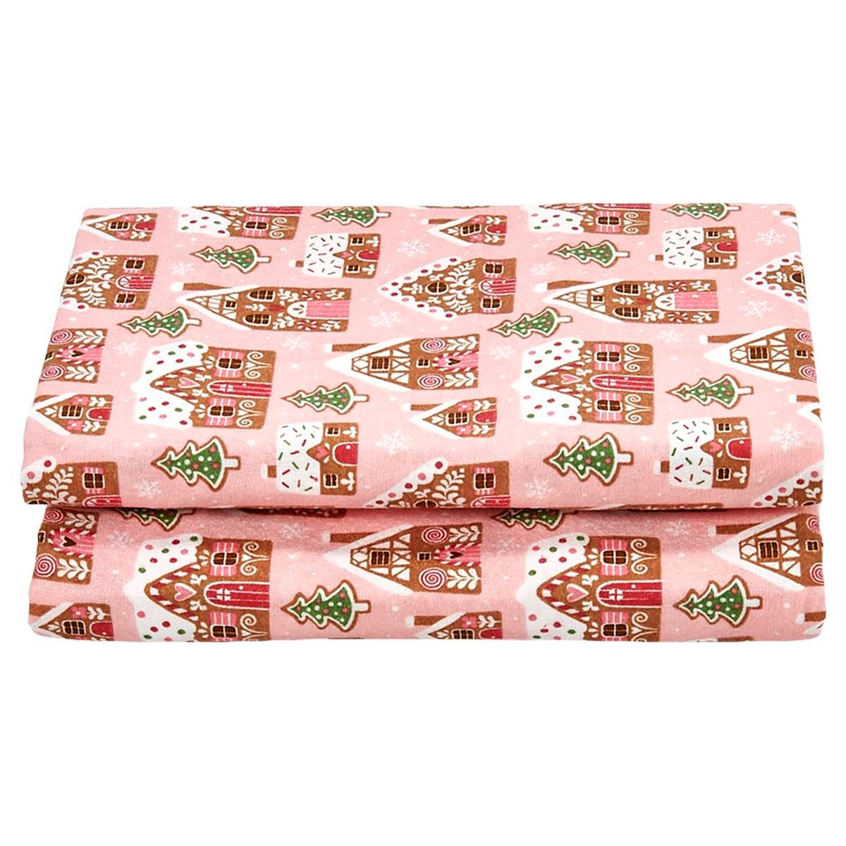Click here for Ashley Cooper(tm) Gingerbread Houses Flannel Sheet... prices