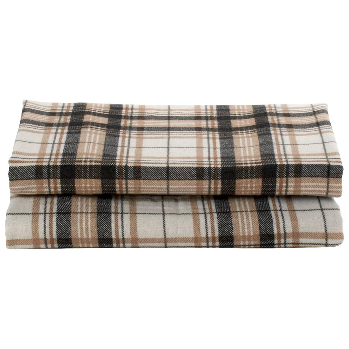 Click here for Ashley Cooper Colton Plaid Flannel Sheet Set prices