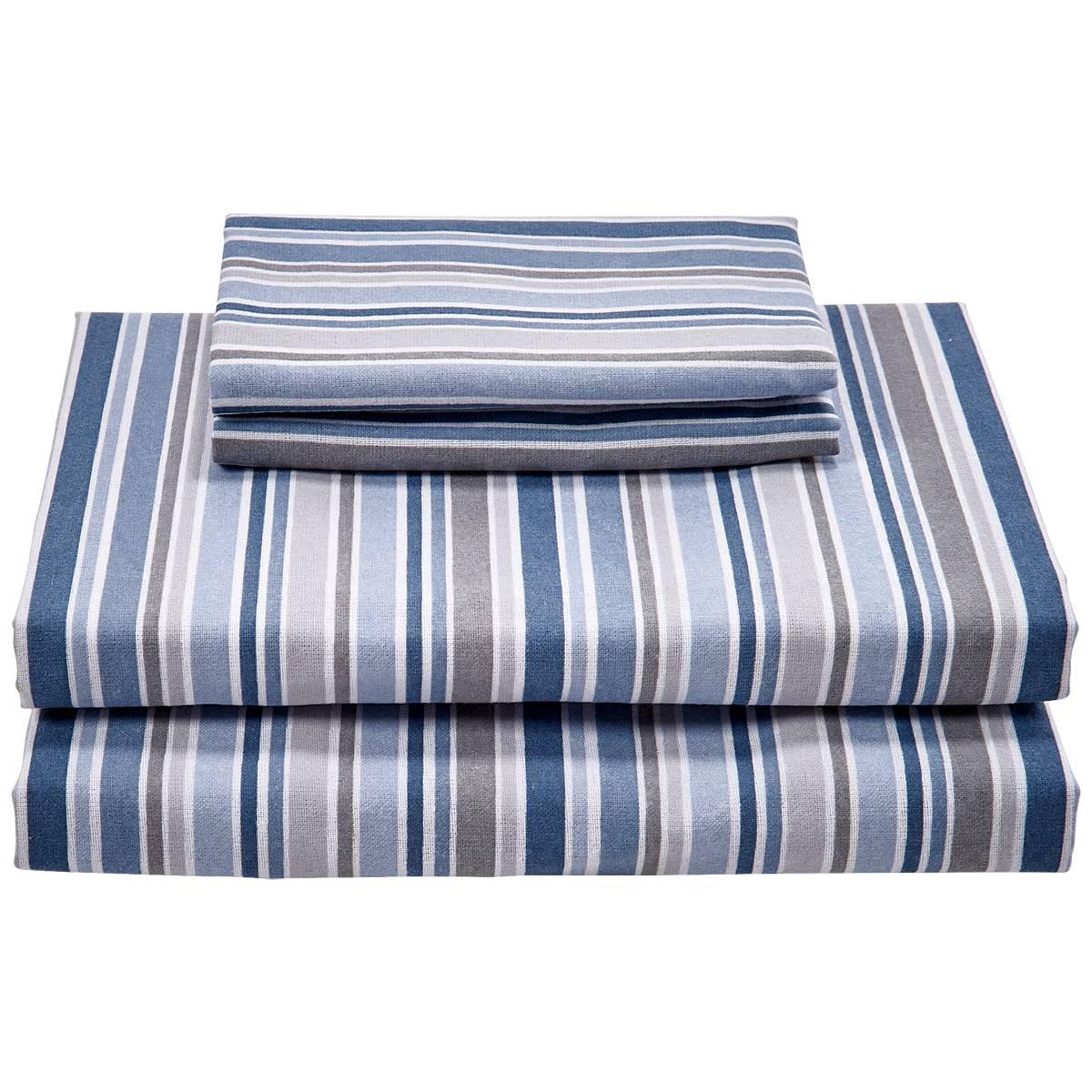 Click here for Ashley Cooper(tm) Conroy Stripe Flannel Sheet Set prices