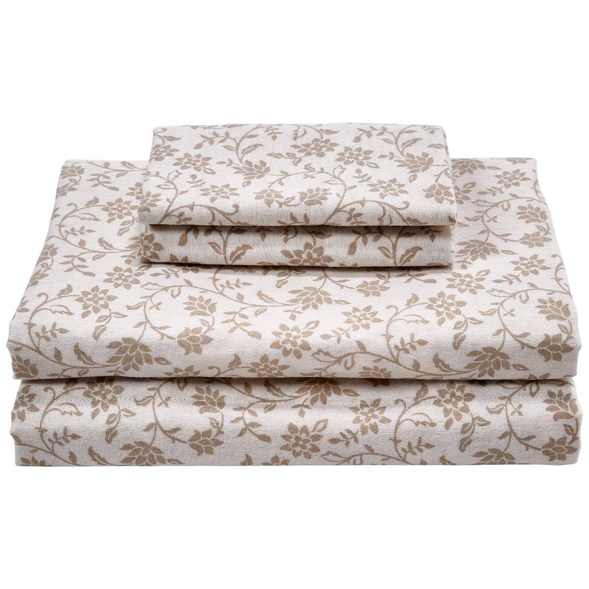 Click here for Ashley Cooper(tm) Tonal Floral Vine Flannel Sheet... prices