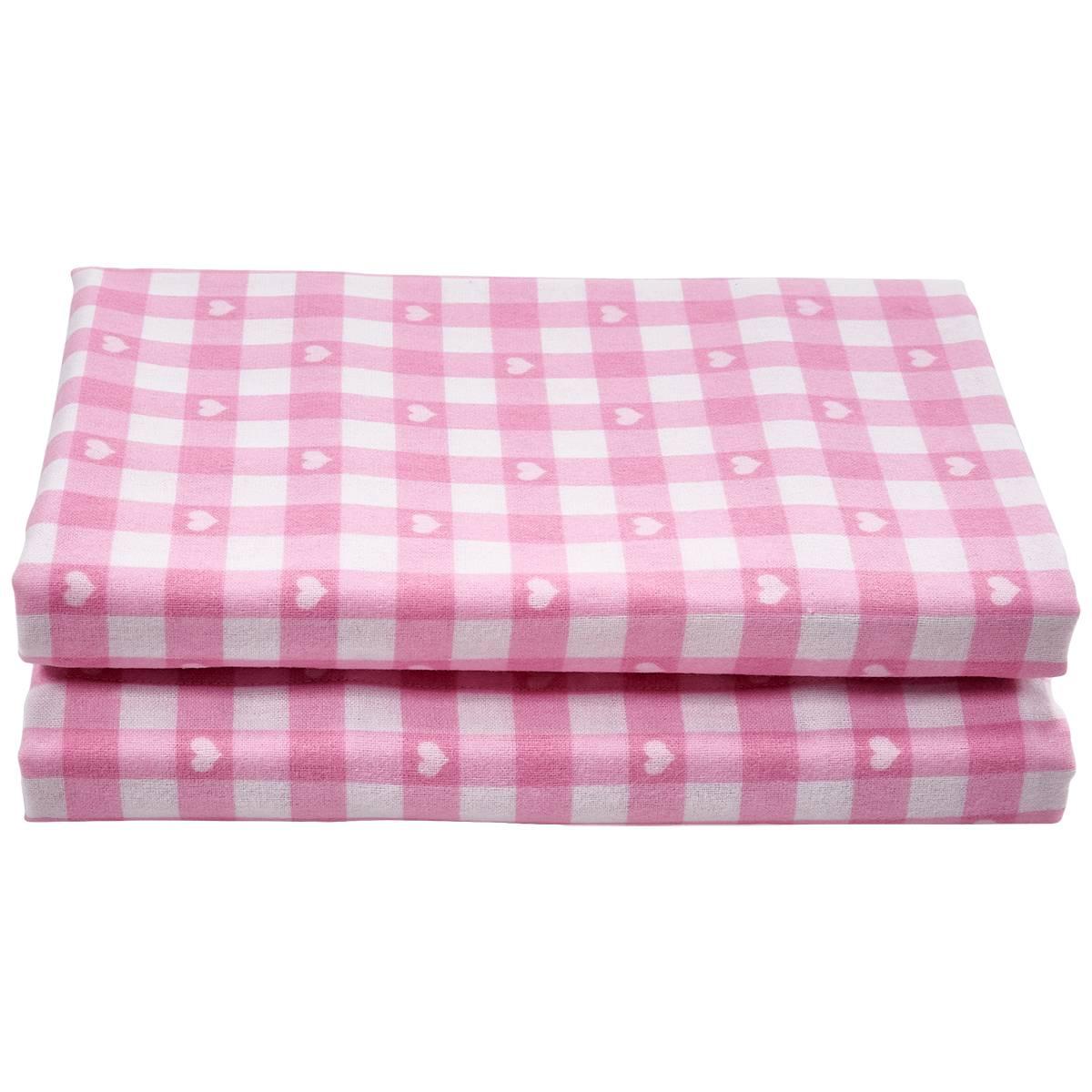 Click here for Ashley Cooper(tm) Gingham & Hearts Flannel Sheet S... prices