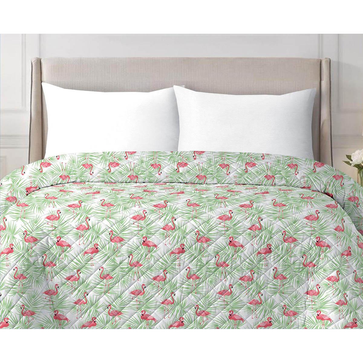 Click here for Ashley Cooper(tm) Reversible Flamingo & Fern Quilt prices