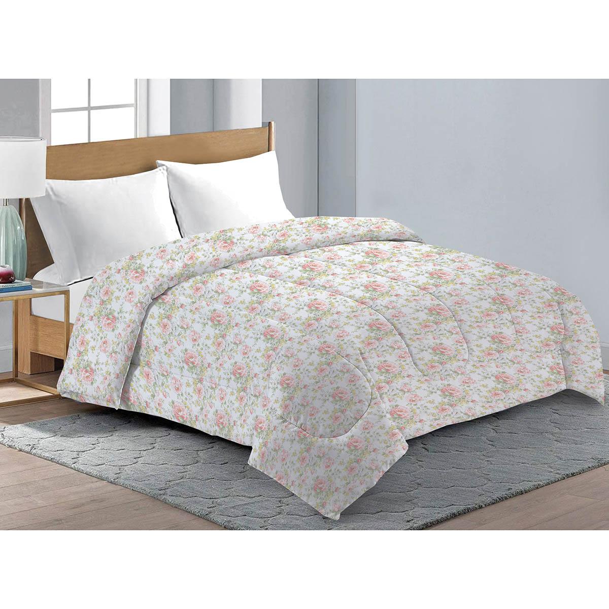Click here for Melinda Peach Print Reversible Comforter prices