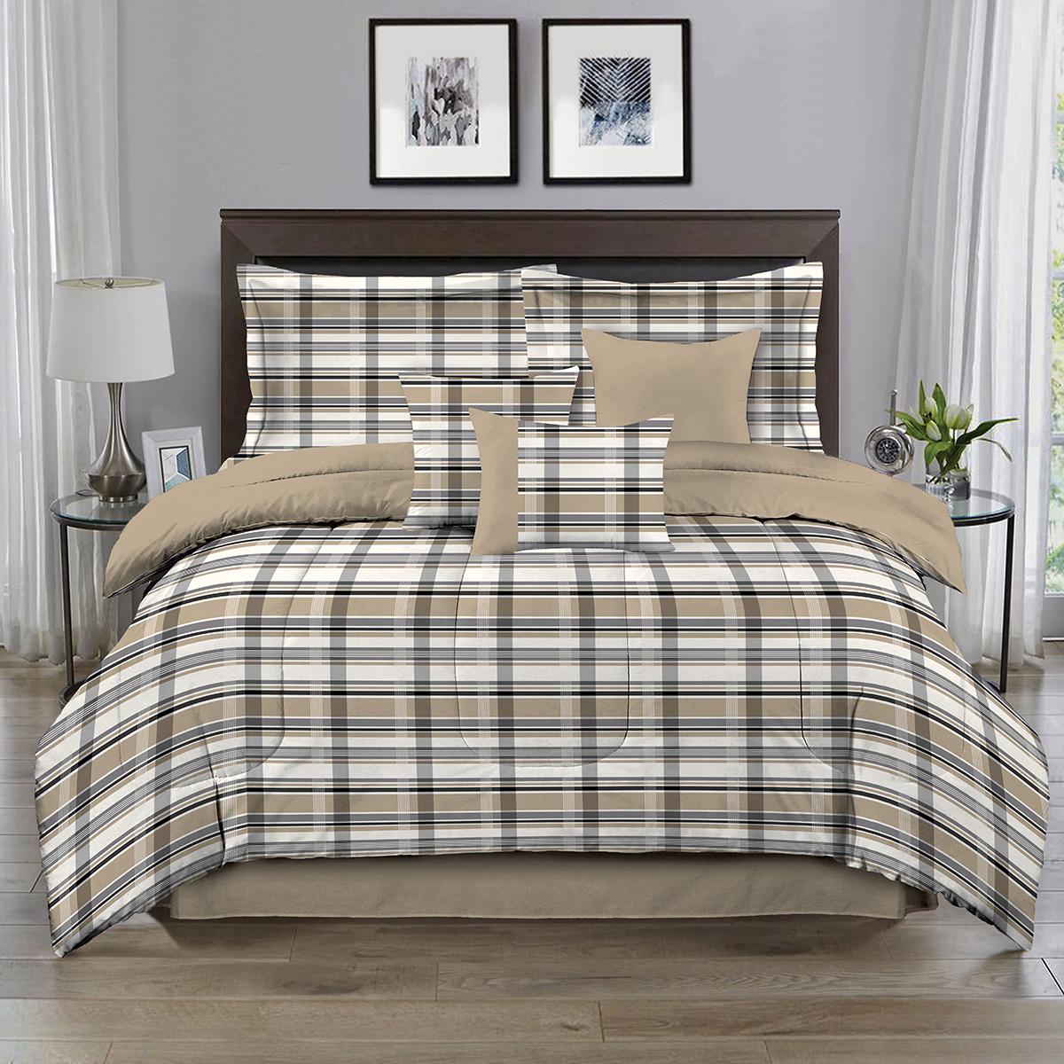 Click here for Ashley Cooper(tm) 7pc. Stripe & Plaid Reversible C... prices