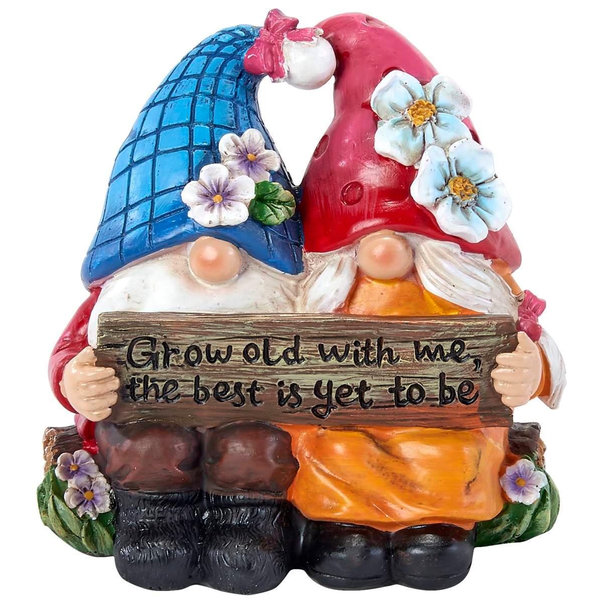 Click here for Gnome Couple Grow Old with Me the Best Is Yet to B... prices
