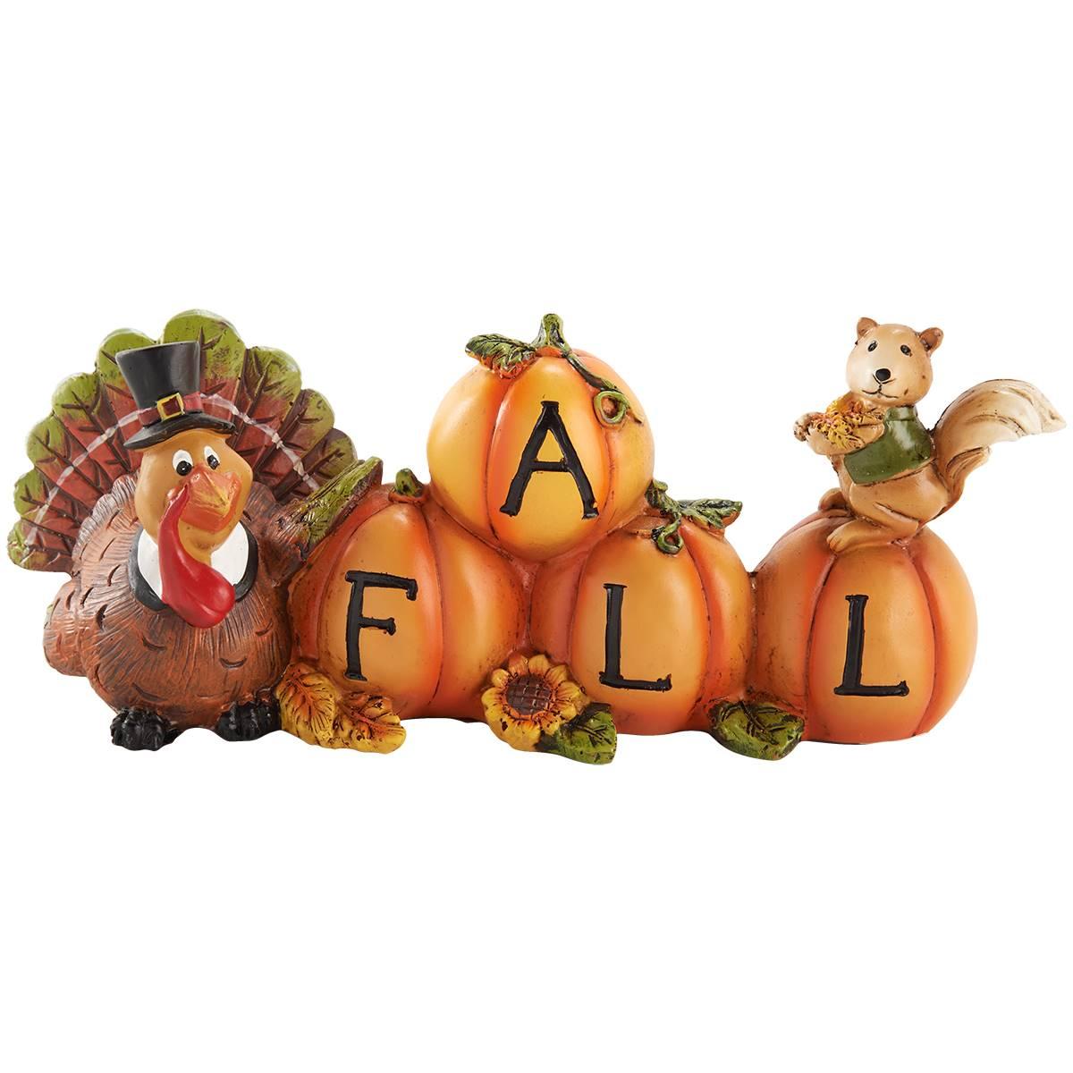 Click here for Resin Turkey w/ Pumpkins/Sunflowers/Squirrels prices