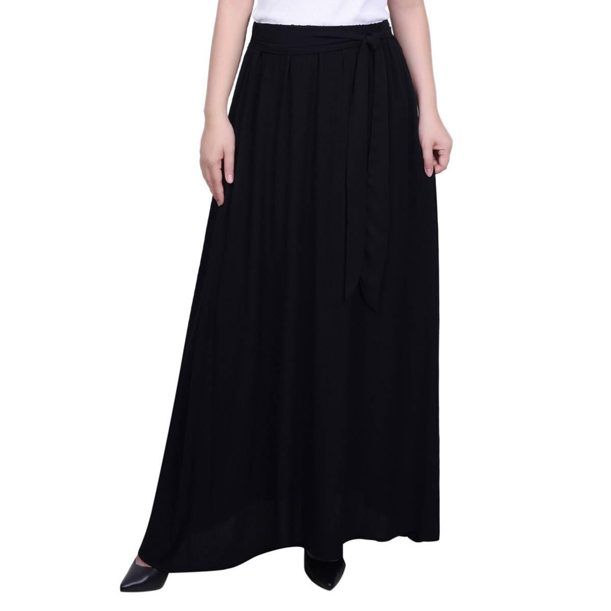 Click here for Womens NY Collection Pull-On Side Tie Sash Solid S... prices
