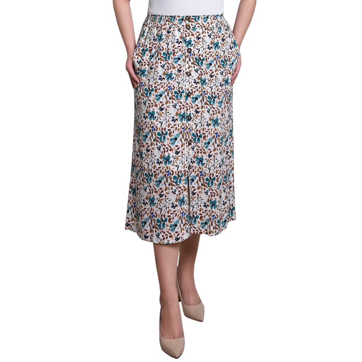 Click here for Womens NY Collection Floral Leaf Pocket Woven Gauz... prices