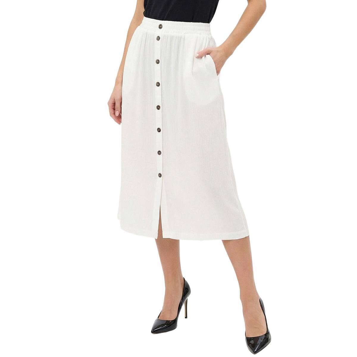 Click here for Womens NY Collection Solid Pocket Woven Gauze Skir... prices