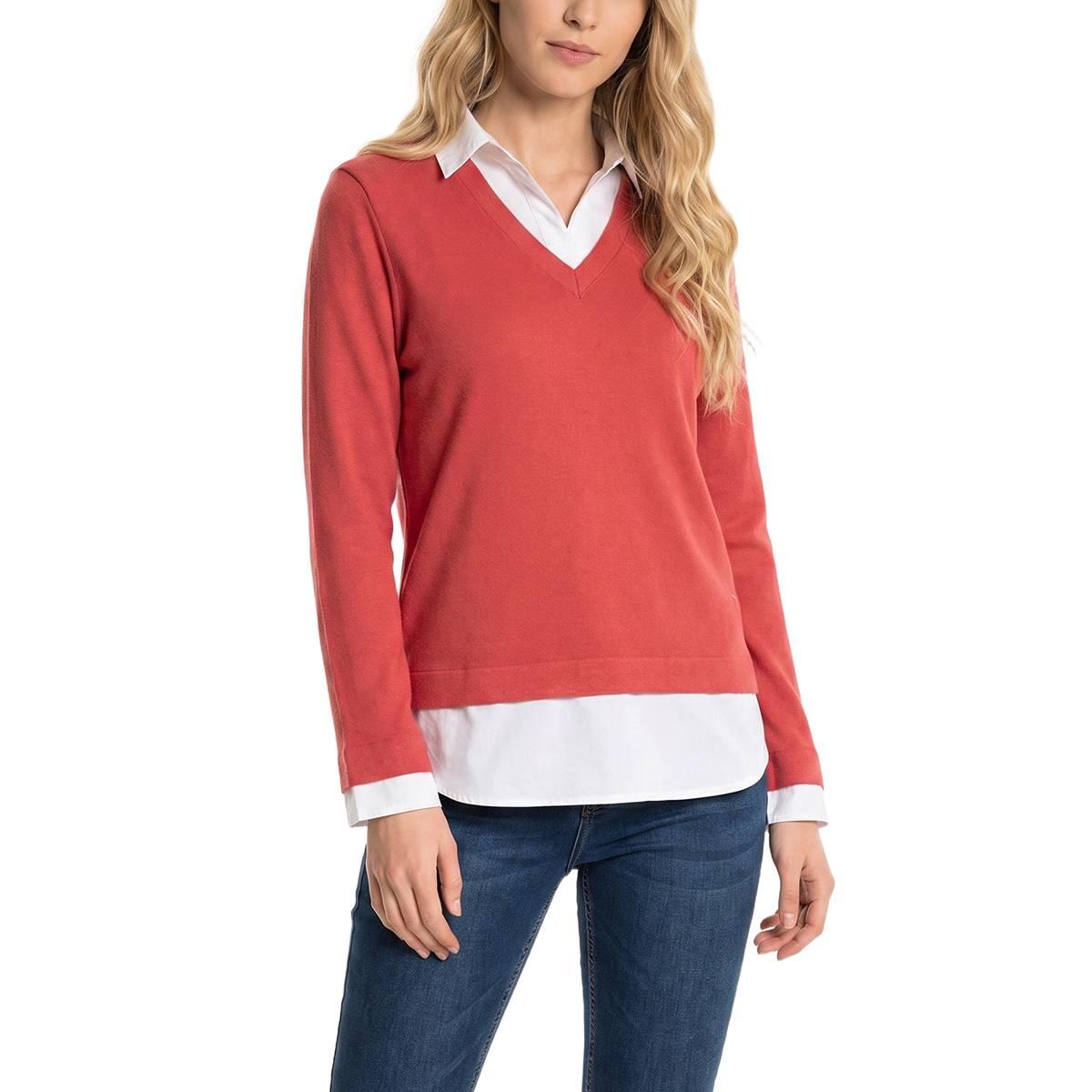 Click here for Womens NY Collection Long Sleeve Solid Two in One... prices