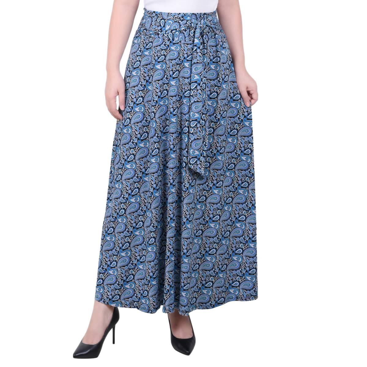 Click here for Womens NY Collection Pull On Tie Waist Paisley Ski... prices